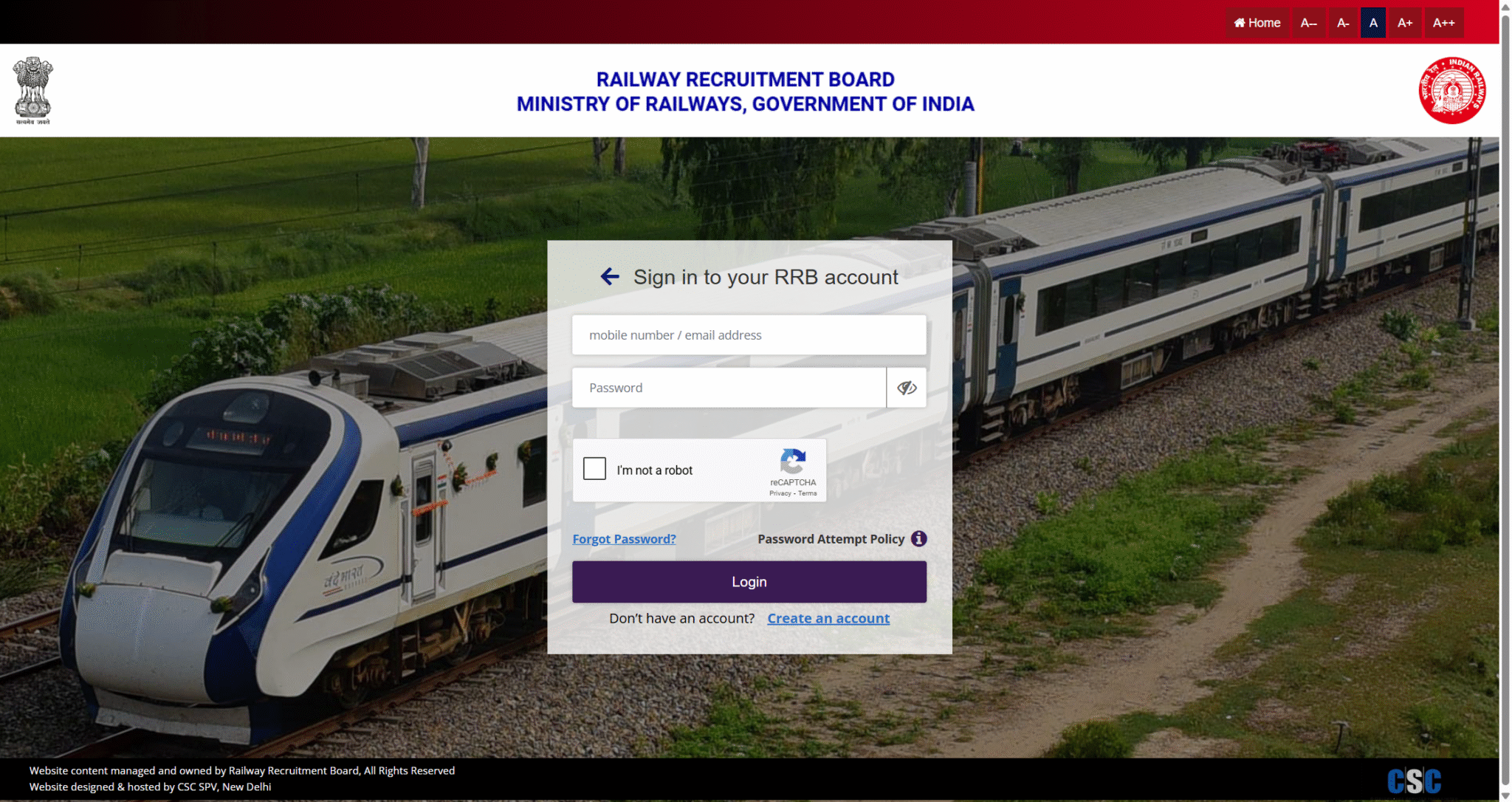 RRB Secunderabad Para-Medical CEN 03/2025 – Online Application Process